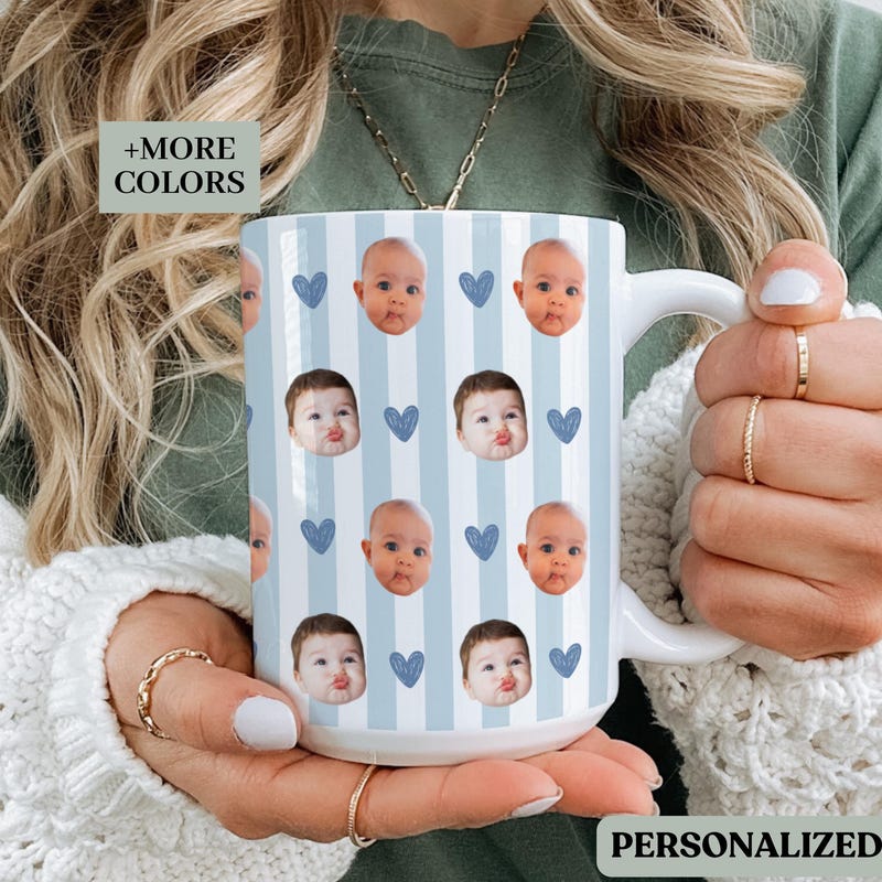 Custom Stripe Dad Mug - Etsy