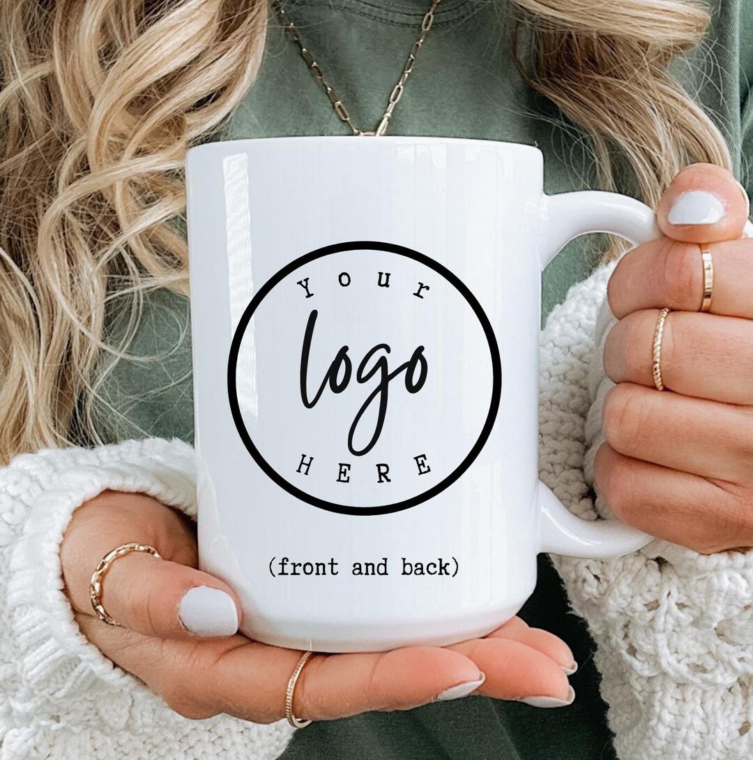 Custom Mug With Logo, Custom Logo Mug, Logo Coffee Cups, Personalized ...