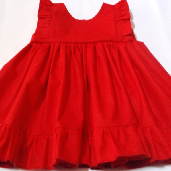 Ruffle Baby Dress - Etsy