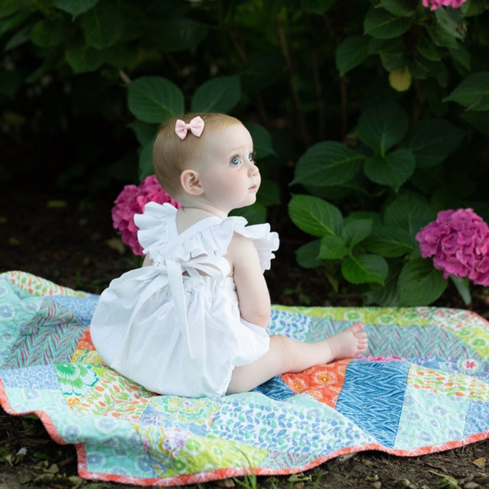 Baby Girl White Bubble Romper Toddler White Romper Boho - Etsy