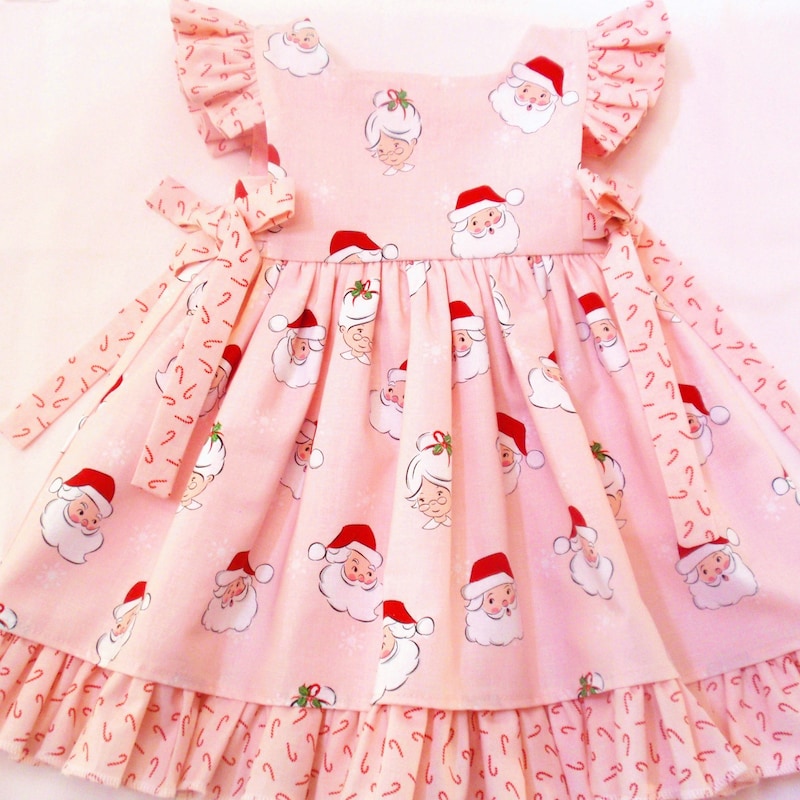 Toddler Girl Santa Dress - Etsy