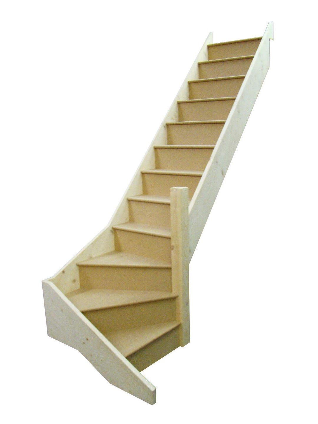 3-winder Pine Staircase Kit: 90 Degree Turn, Loft DIY Stairs - Etsy UK