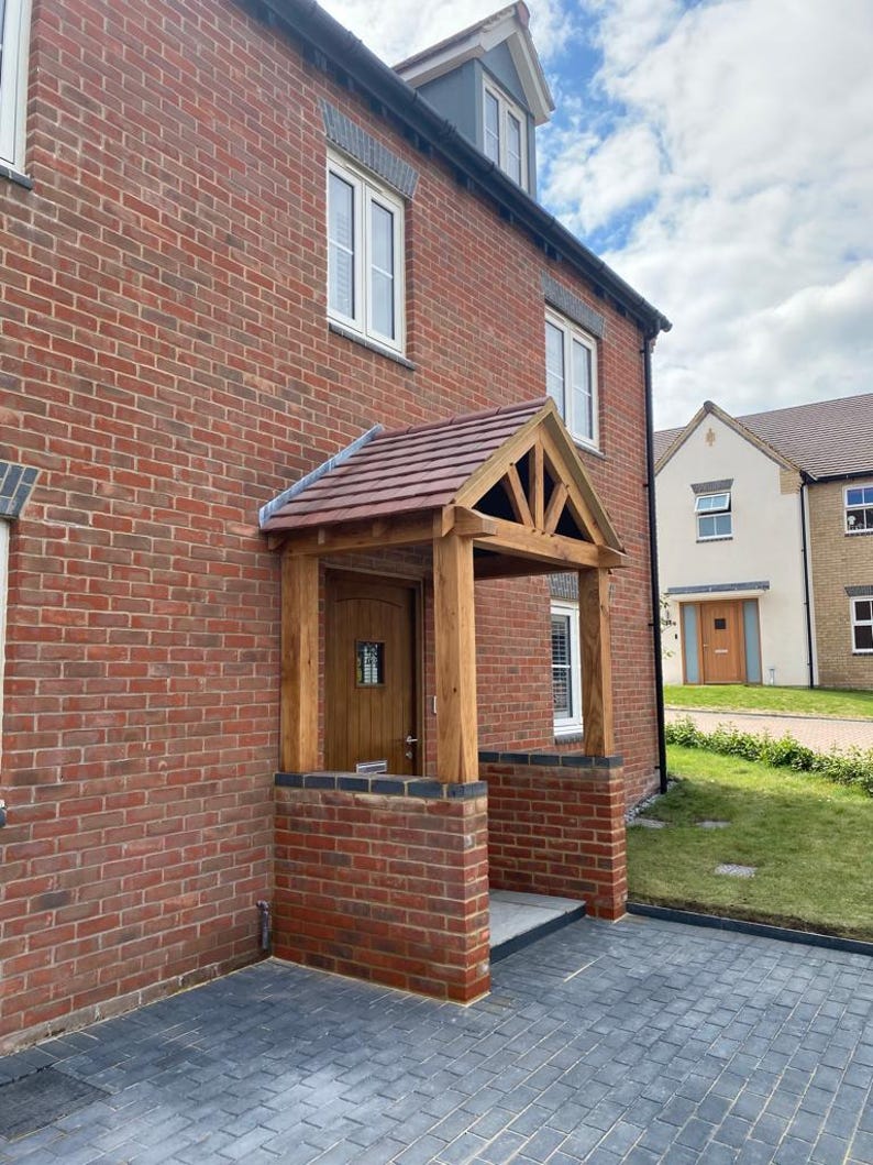 Handcrafted Solid Oak Porch Frame Kit - THE TELFORD - Easy DIY Build - Etsy UK