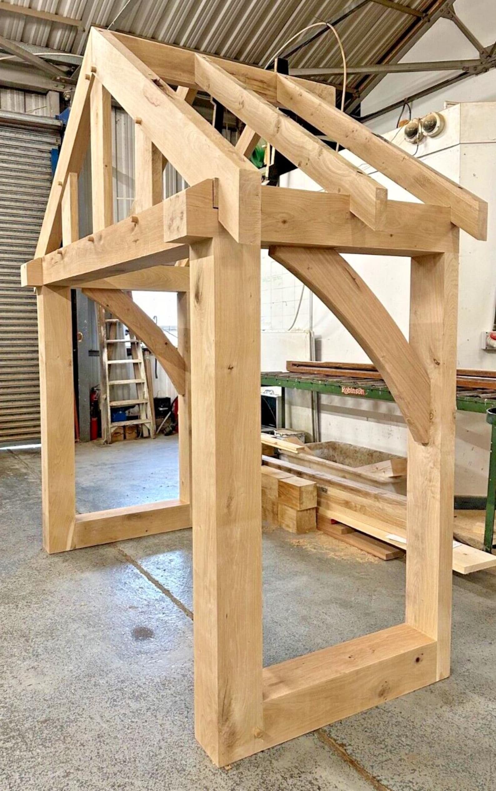 Solid Oak Porch - Chunky Oak Porch - Solid Oak Porch Canopy Kit ...