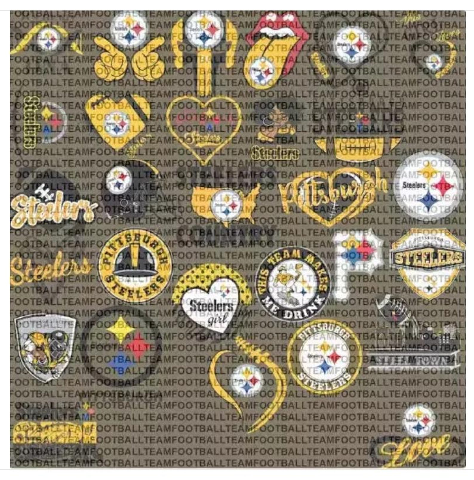 Pittsburgh Football Steelers PNG and SVG Digital Download Cricut ...