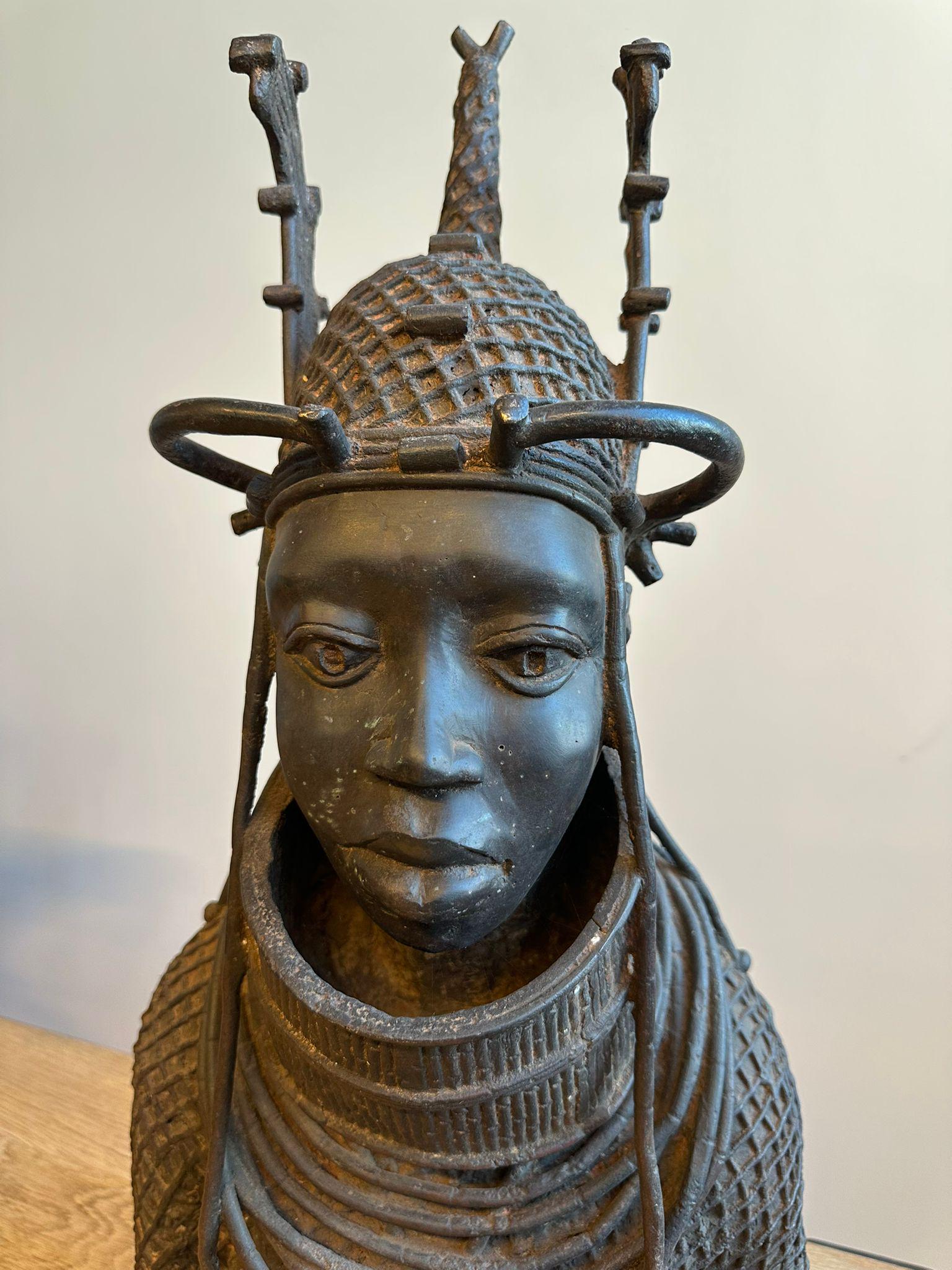 Benin Bronze Figure - African Art Collectible - Etsy