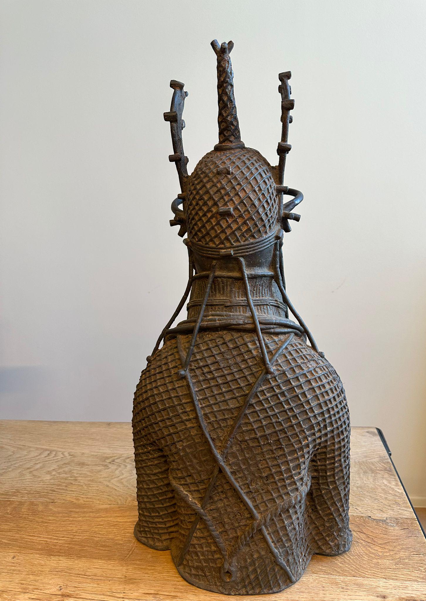 Benin Bronze Figure - African Art Collectible - Etsy