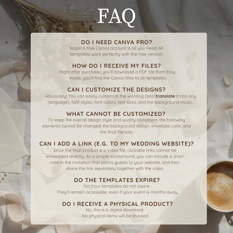 Animated Save the Date Video Invitation | Ivory Neutral Minimal ...