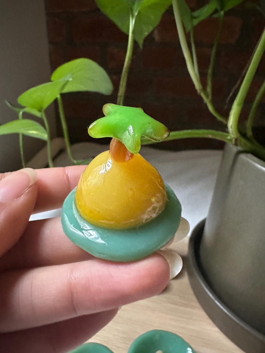 Mini Palm Tree Beach Island Polymer Clay Figurine - Etsy