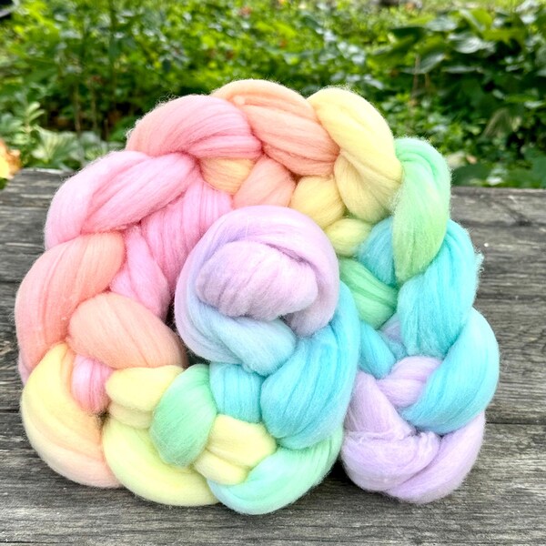 Hand Dyed Roving - Etsy