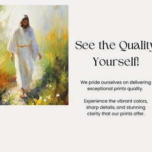 Jesus in Bloom Field Digital Download, Inspirational Christian ...