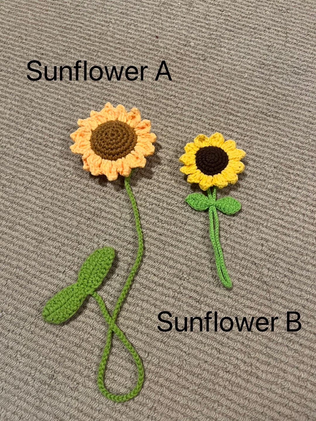 Crochet Sunflower Bag Charm: Handmade Cotton Accessory - Etsy Australia