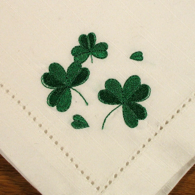 Embroidered Shamrock - Etsy