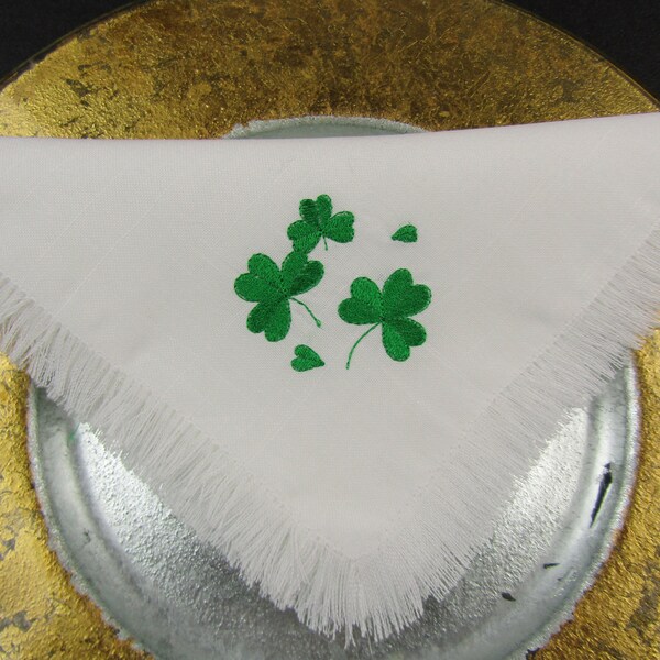 Embroidered Shamrock - Etsy