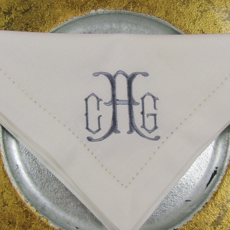 Monogram Napkins - Etsy