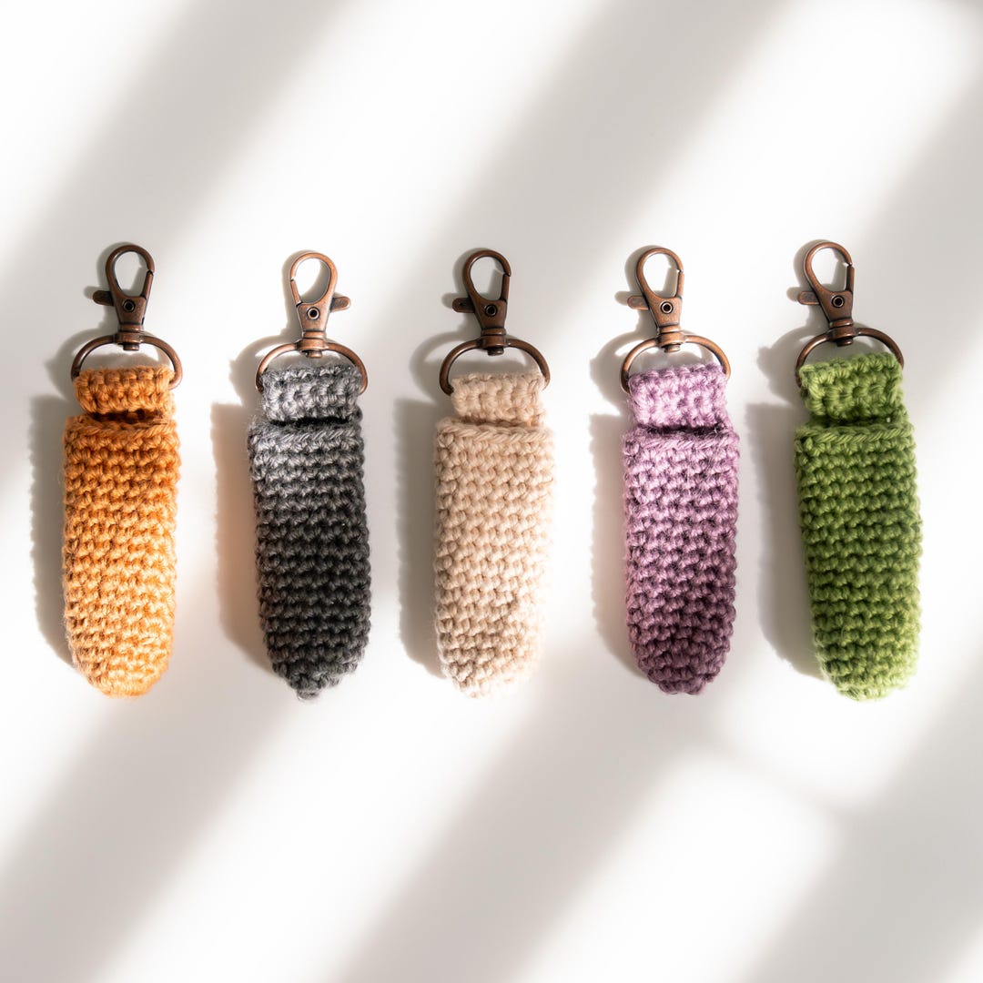 Essential Oil Roller Holder Keychain – Handmade 100% Cotton Pouch With ...