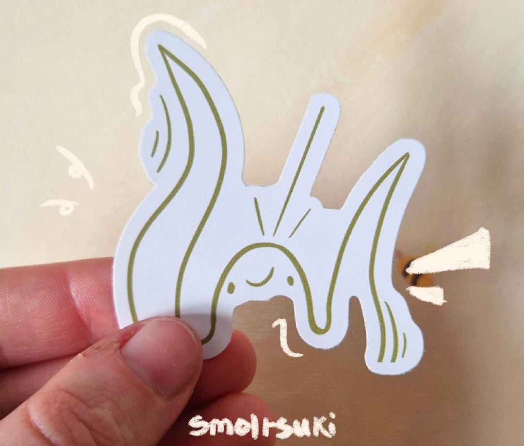 Wavy Guy Sticker - Etsy