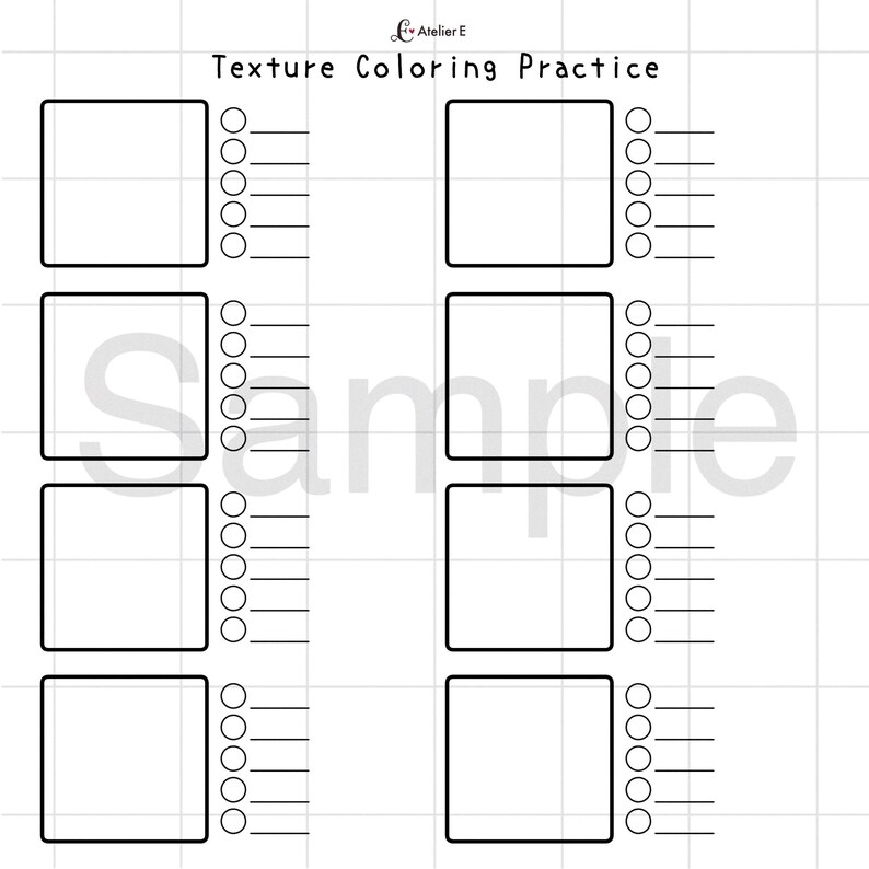 Coloring Practice Sheets Digital Download PDF - Etsy