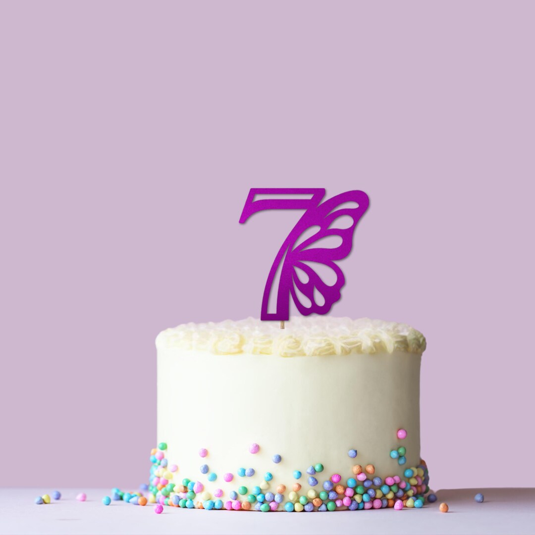 Butterfly Topper, Butterfly Number Cake Topper, Butterfly Party - Etsy