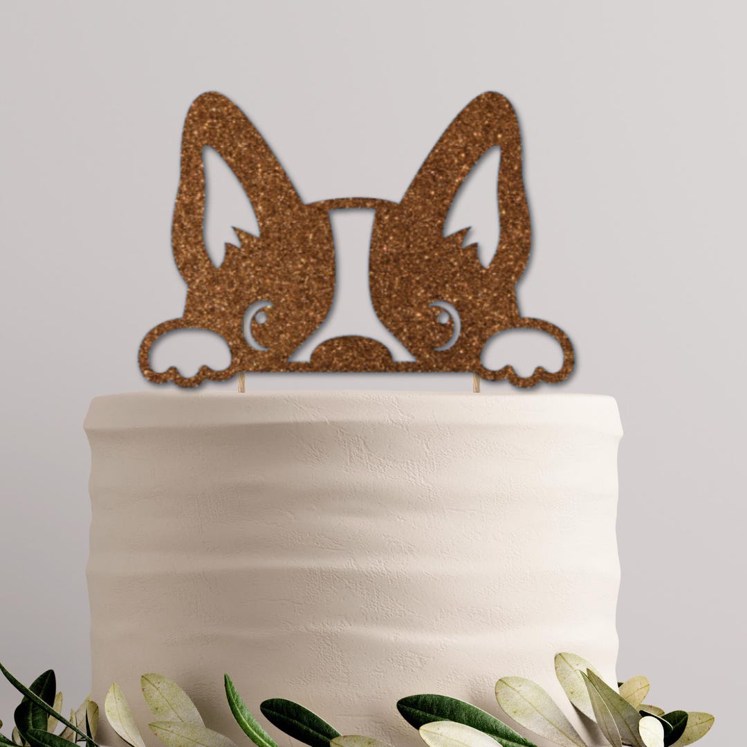 Dog Cake Topper, Puppy Party Decorations, Dog Theme Birthday Decor, Dog ...