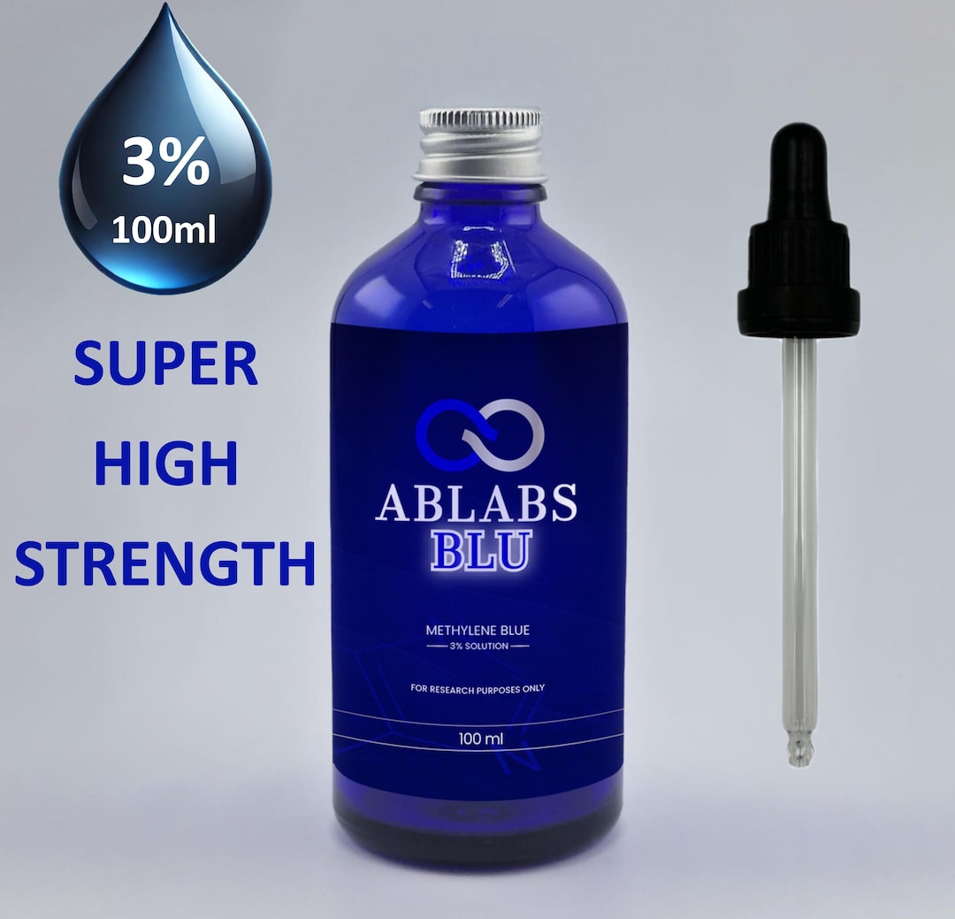 USP Grade 3% Methylene Blue Solution (includes Dropper) , Multi-listing ...