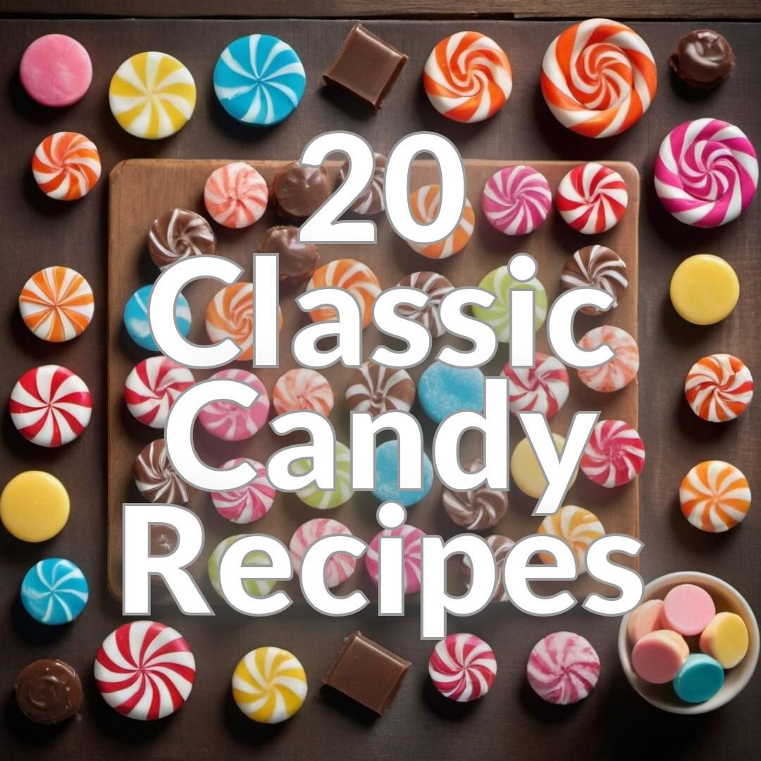 Classic Candy Recipe Collection - 20 Easy Homemade Treats - Etsy