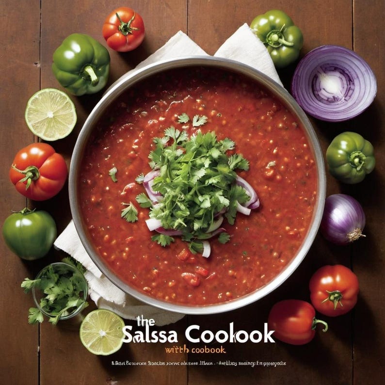 The Salsa Cookbook: Mild to Spicy Recipes for Every Palate - Etsy