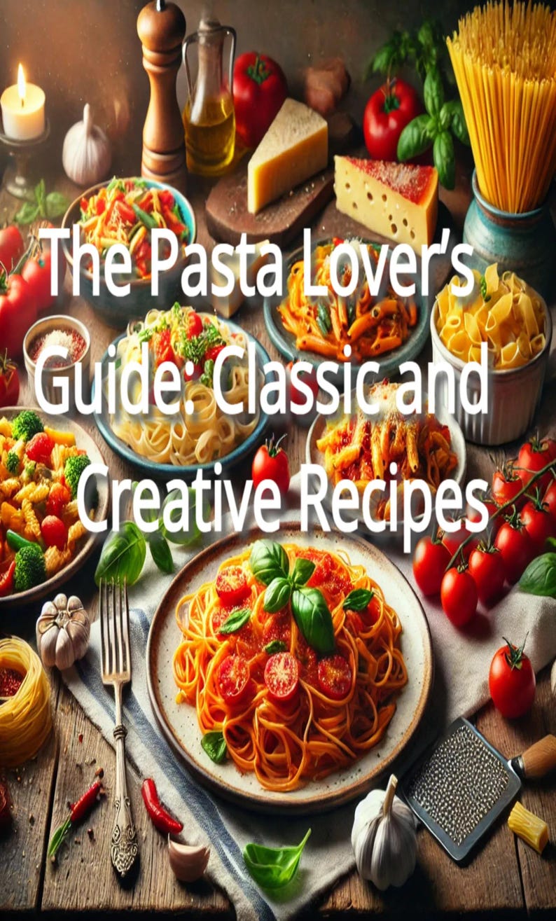 Pasta Recipe Book: Classic Favorites and Creative Dishes - Easy to ...