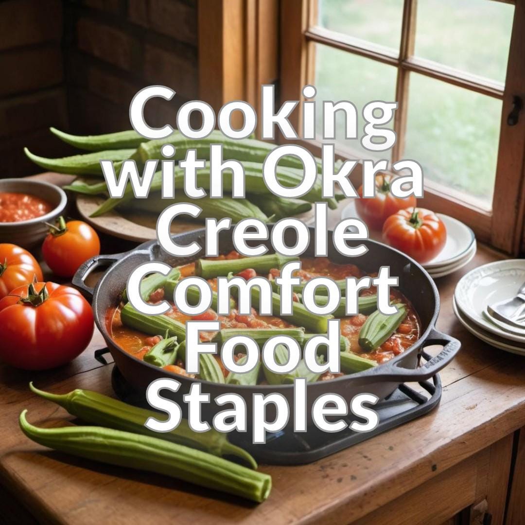 Cooking With Okra: Creole Comfort Food Staples - Etsy