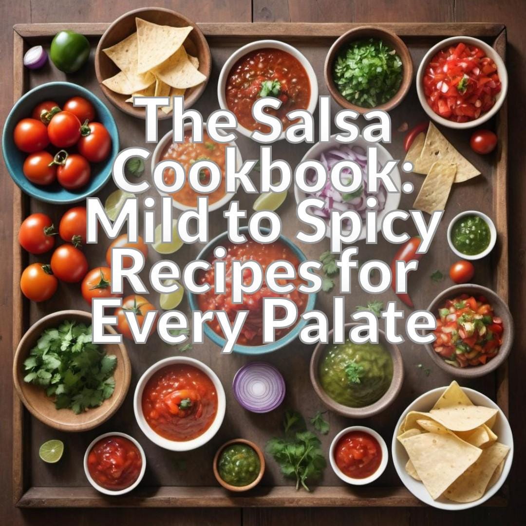 The Salsa Cookbook: Mild to Spicy Recipes for Every Palate - Etsy