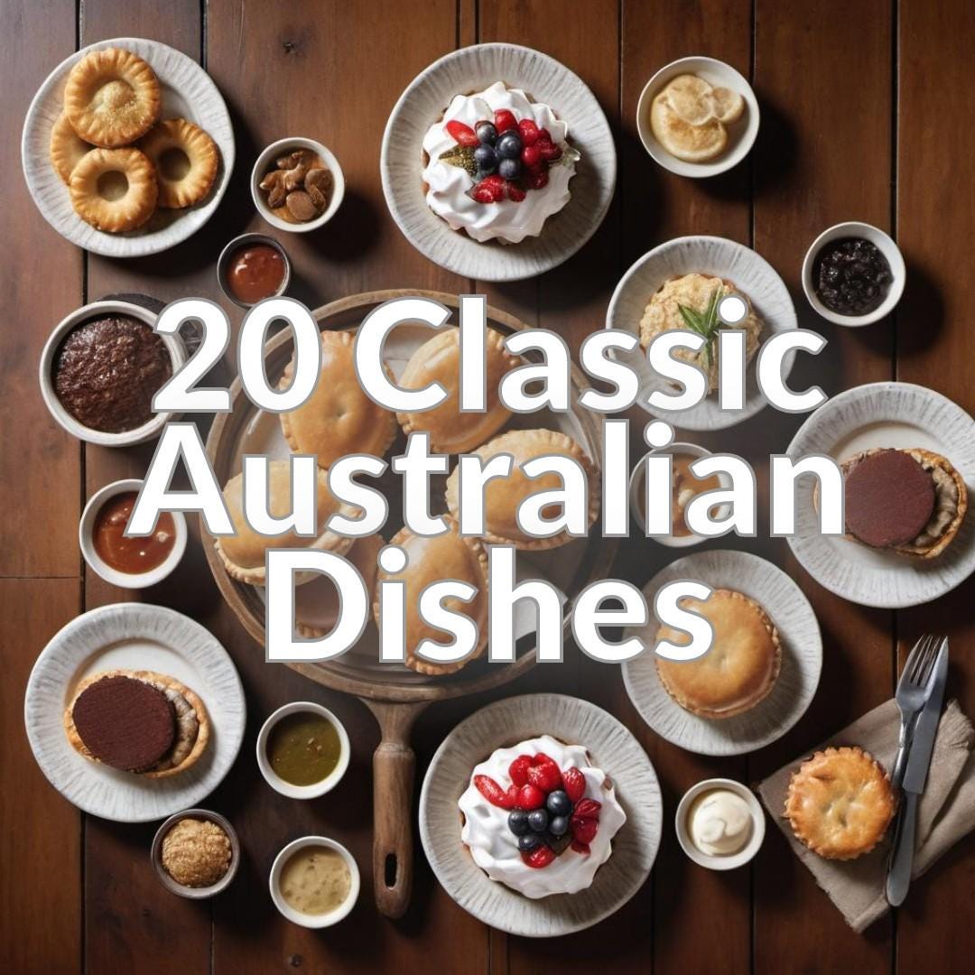 20 Classic Australian Dishes - Etsy
