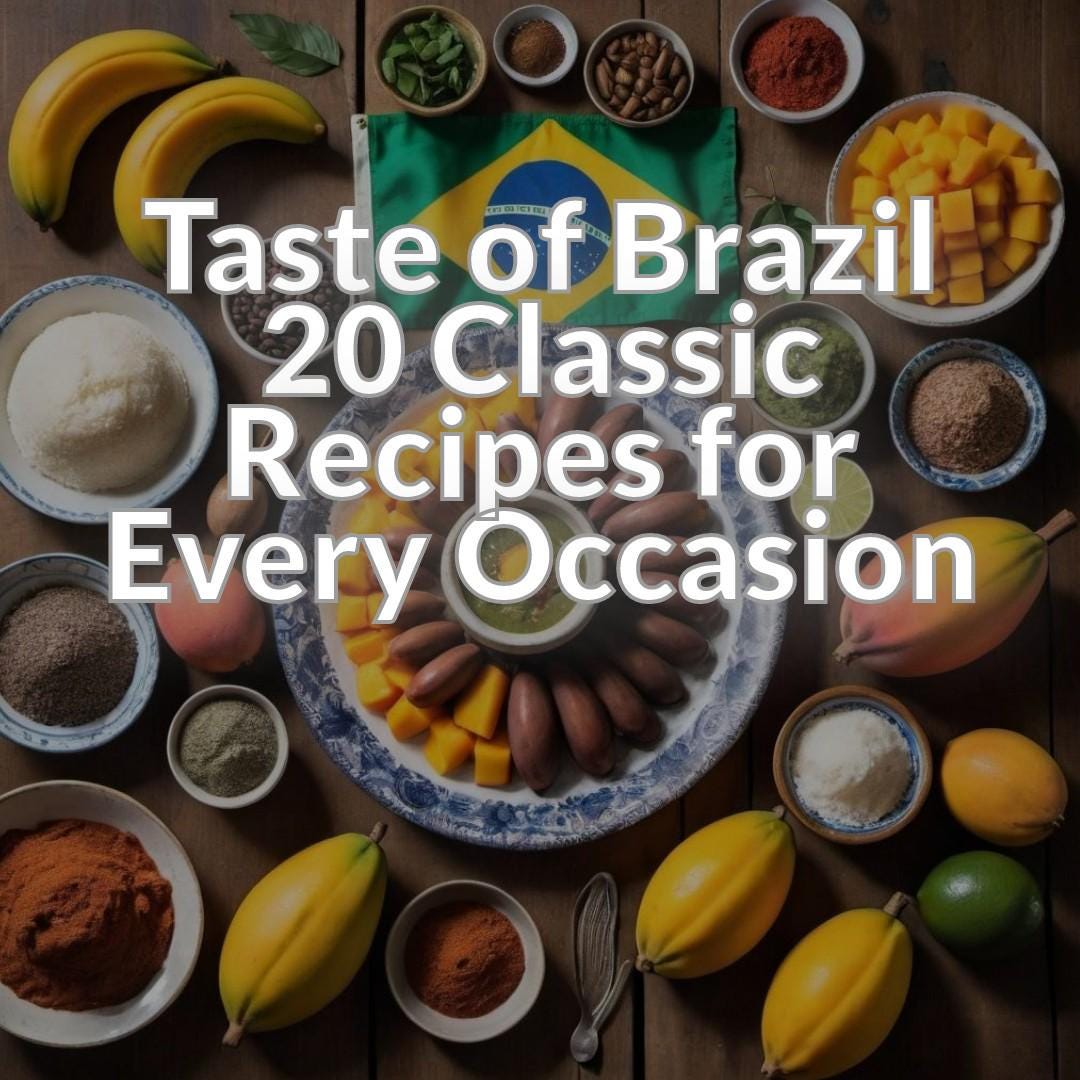 Taste of Brazil: 20 Classic Recipes for Every Occasion - Etsy