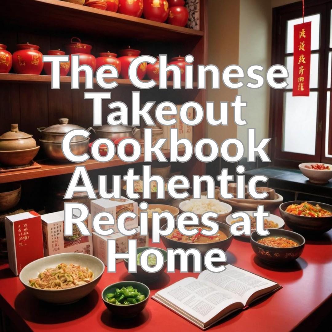The Chinese Takeout Cookbook: Authentic Recipes at Home - Etsy