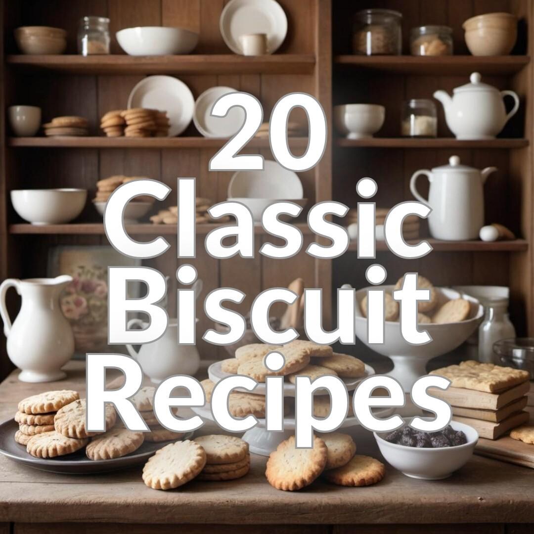Biscuit Recipe Book: 20 Classic Fluffy and Savory Snacks - Easy Baking ...