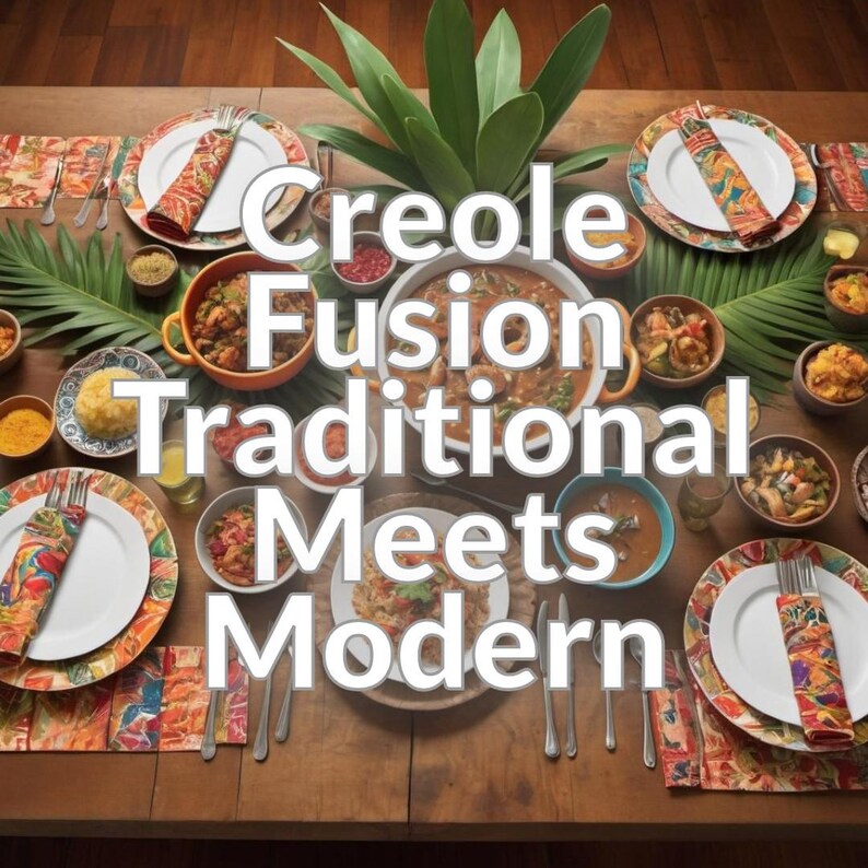 Creole Fusion: Traditional Meets Modern - Etsy