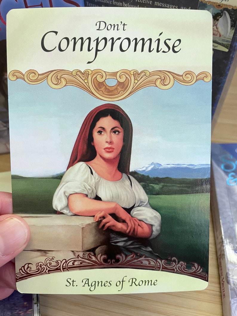 Saints And Angels Oracle Cards A 44 Card Deck And Guidebook Etsy