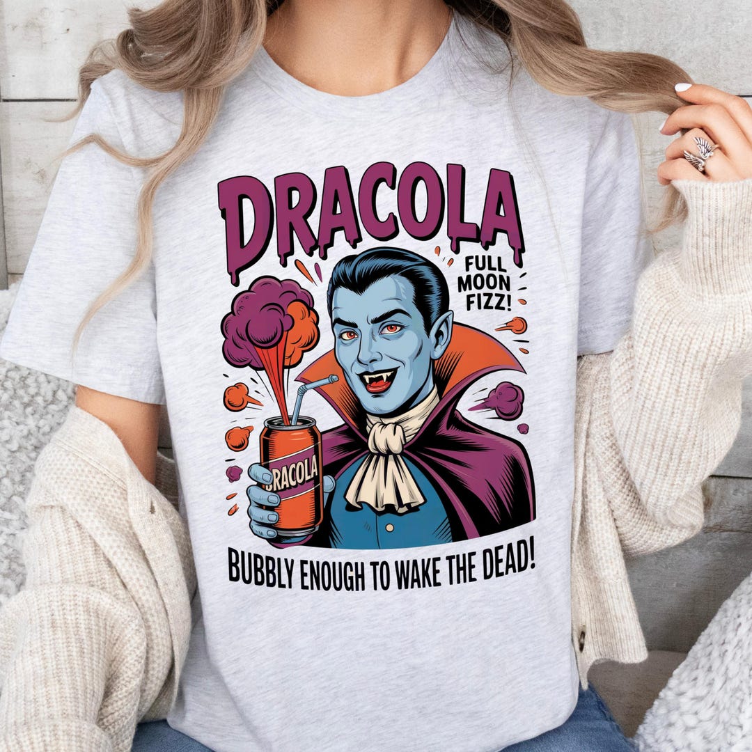 Dracola Tshirt, Vintage Halloween Dracula Aesthetic Inpsired Tee, Bram ...