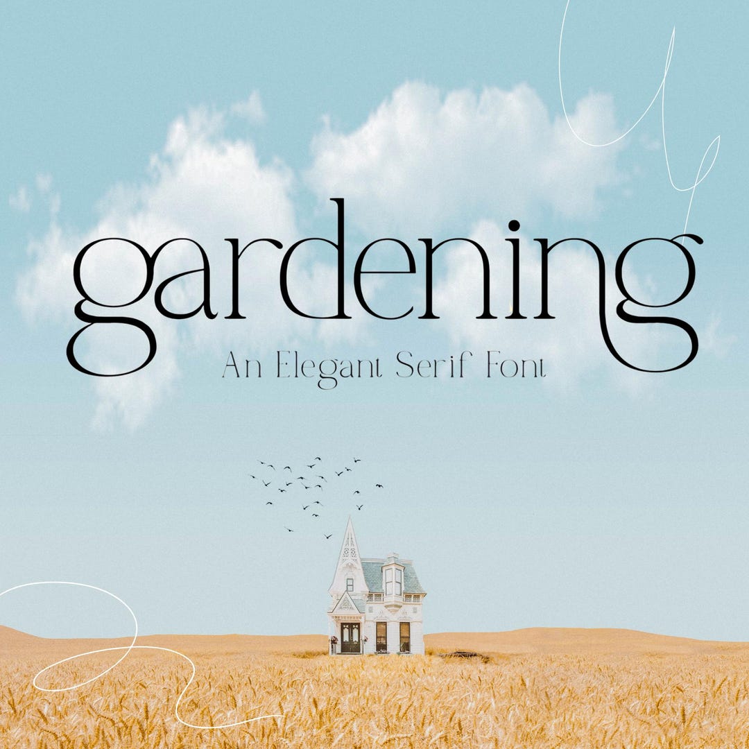 Gardening Font, Take Note Fonts - the Goodnotes Fonts Mega Bundle ...