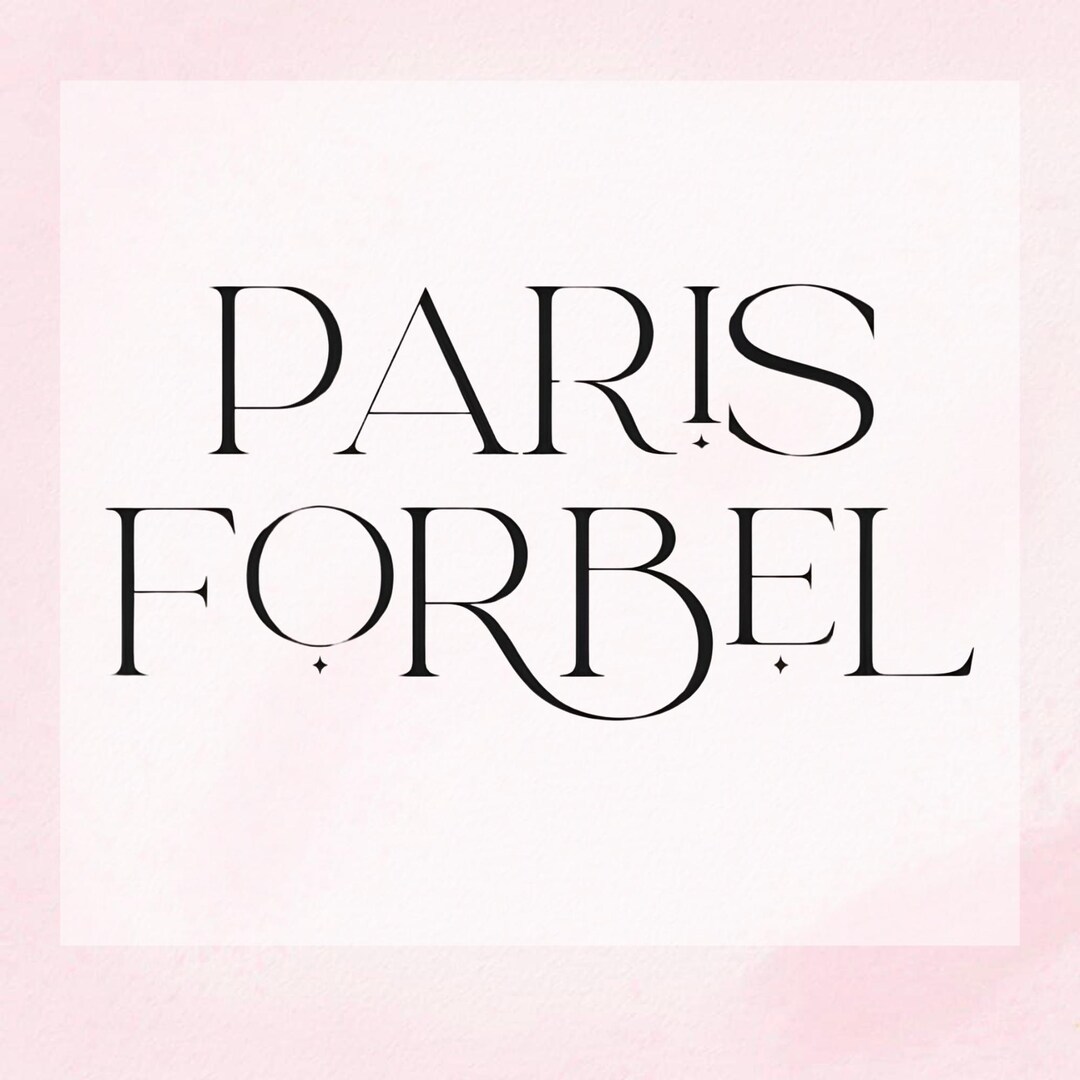 Paris Forbel Font, Fonts for Cricut, Planner Fonts, Girly Fonts, Cute ...