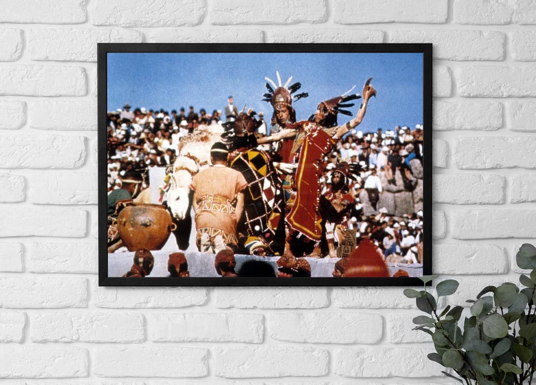Framed Poster Peru Art, Inca Traditional Festival Gift to the Gods ...