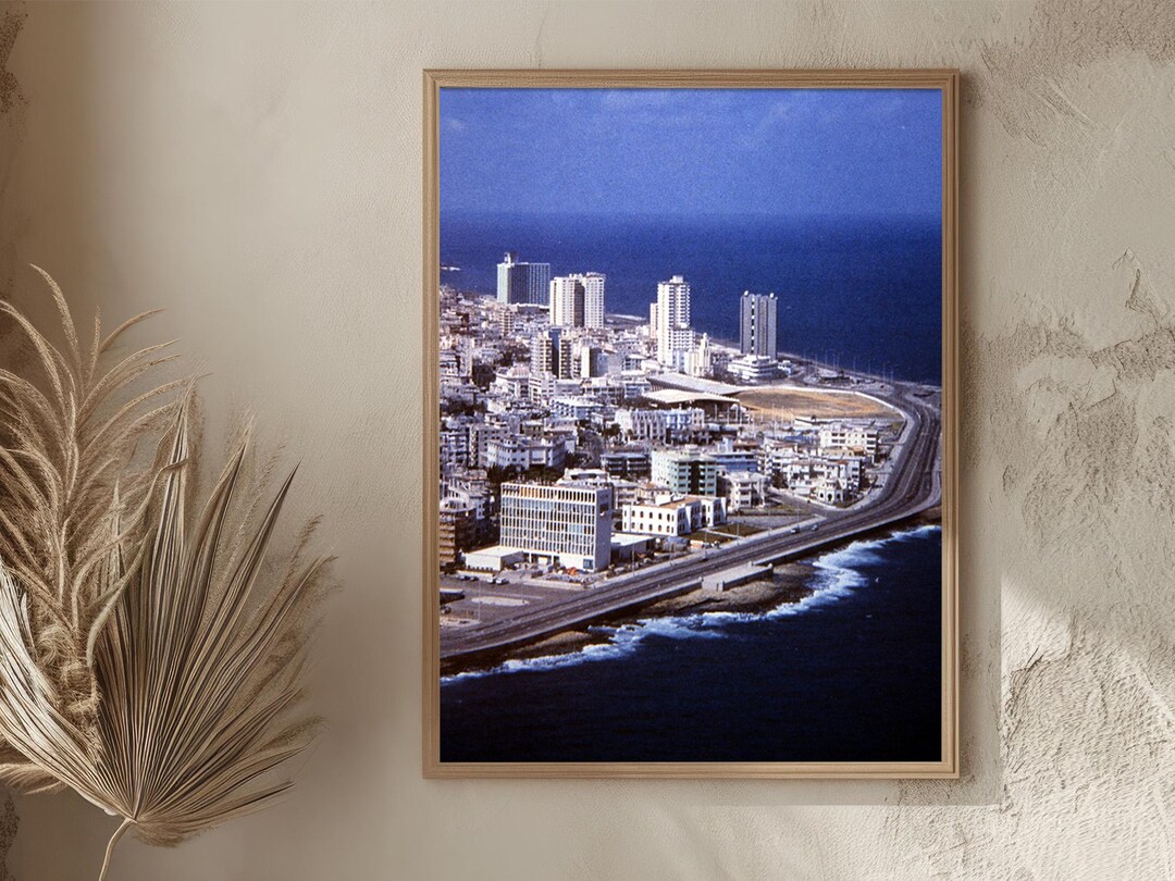 Cuba Vintage Collection, Aeriel View of Havana Cuba and Coastline 1960s ...