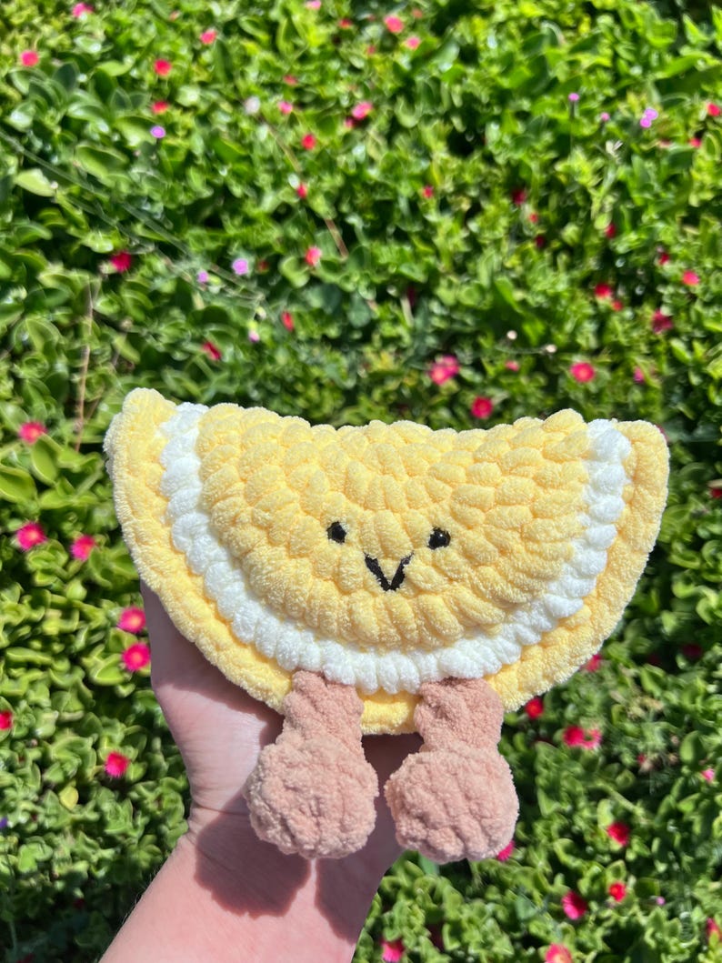 Jellycat Inspired Clemont Lemon Slice Crochet Pattern (PDF) - Etsy
