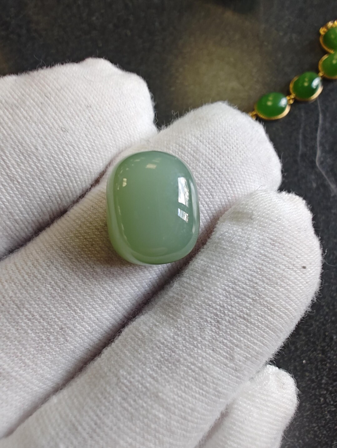 Certified Authentic Siberian Light-green Nephrite Jade Cabochon - Etsy