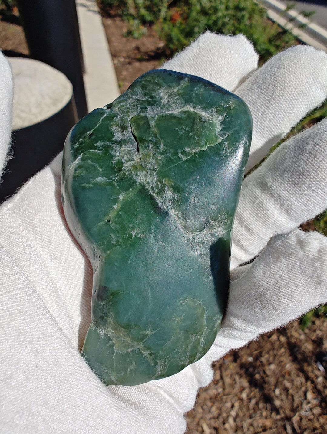 Big Sur Jade Pebble: Lightly Tumbled, Authentic Jade Stone - Etsy