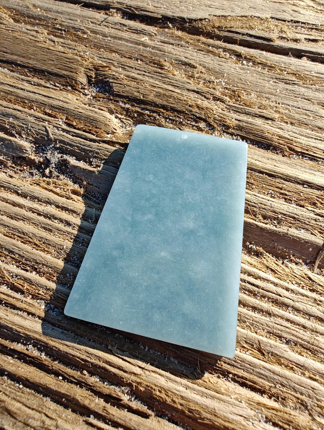 Certified Authentic Guatemalan Jadeite Jade Rectangular Traypezoid ...