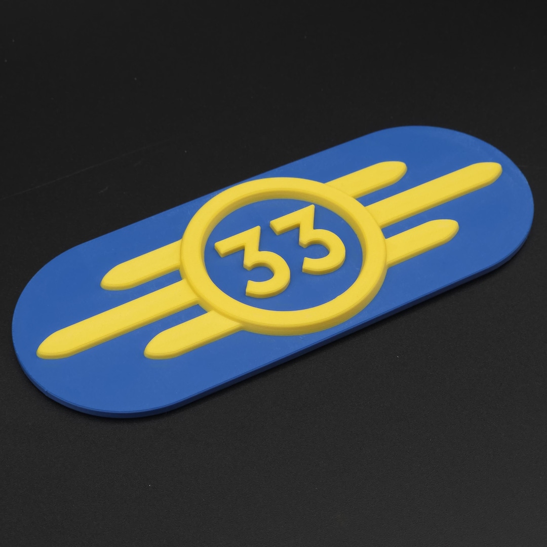 Custom Fallout Vault-tec XL Fridge Magnet – Vault-tec Logo Profile - Etsy