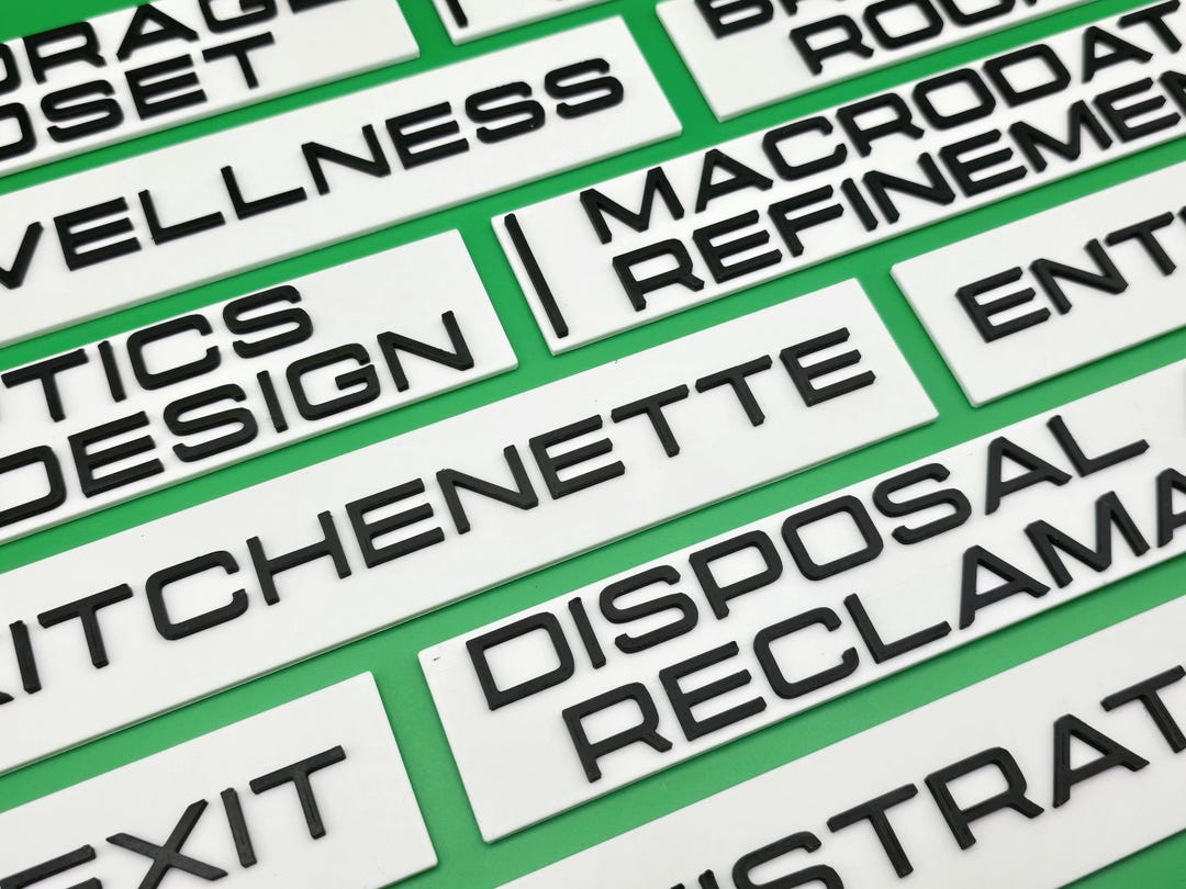 Severance Lumon Hallway Signs Macrodata Refinement Customizable - Etsy UK