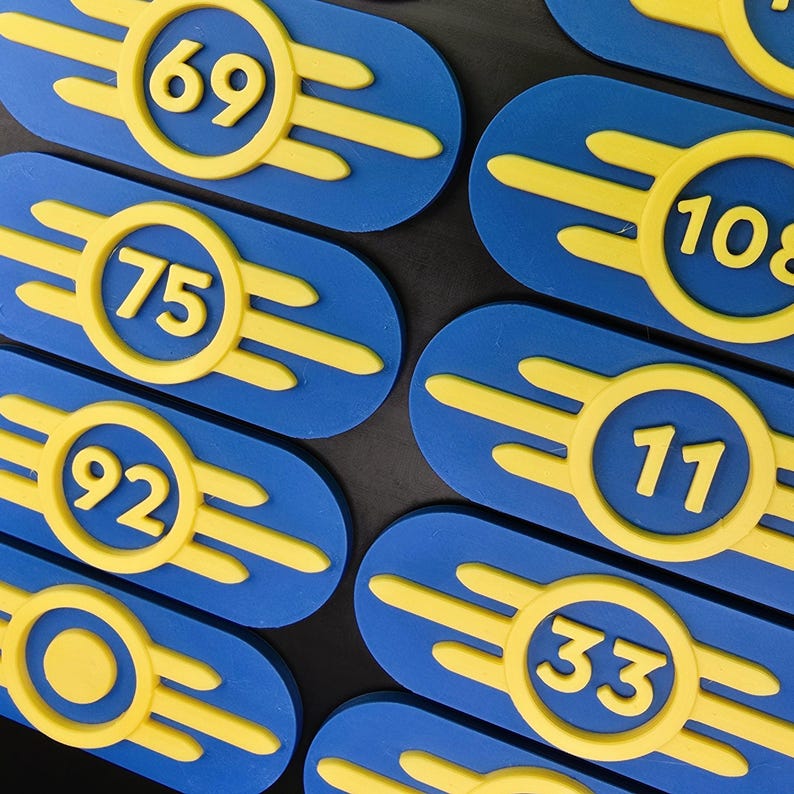 Fallout Vault-tec Magnetic Badges, Fridge Magnets, Car Magnets ...