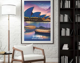 Sydney Opera House. Architecture/travel Poster - Etsy