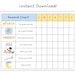 Printable Kids Reward Chart: Chore & Behavior Tracker (digital PDF) - Etsy
